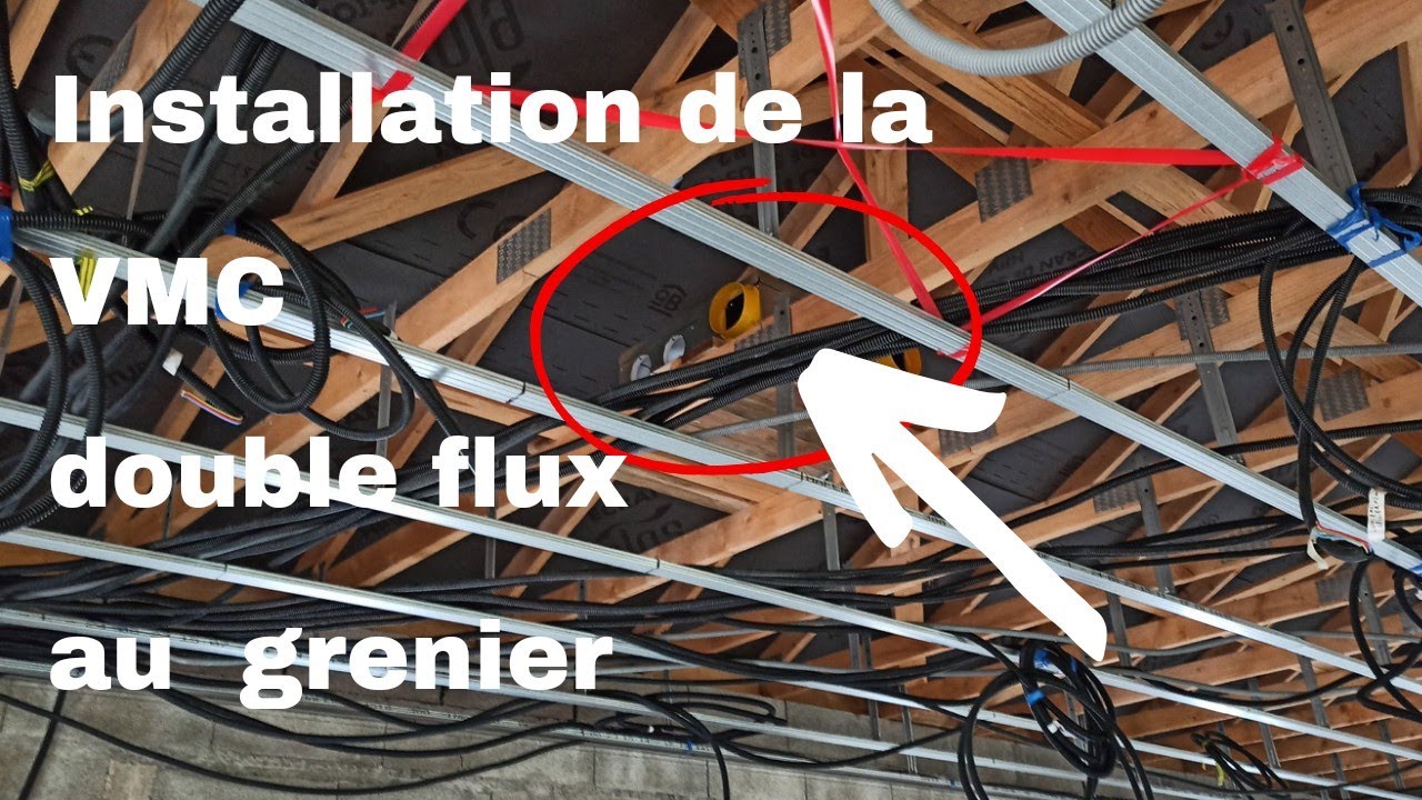 Installation de la VMC double flux dans les combes perdus - YouTube
