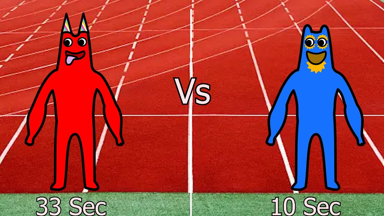 Blue BanBan Vs Red BanBan Speed Comparison - YouTube