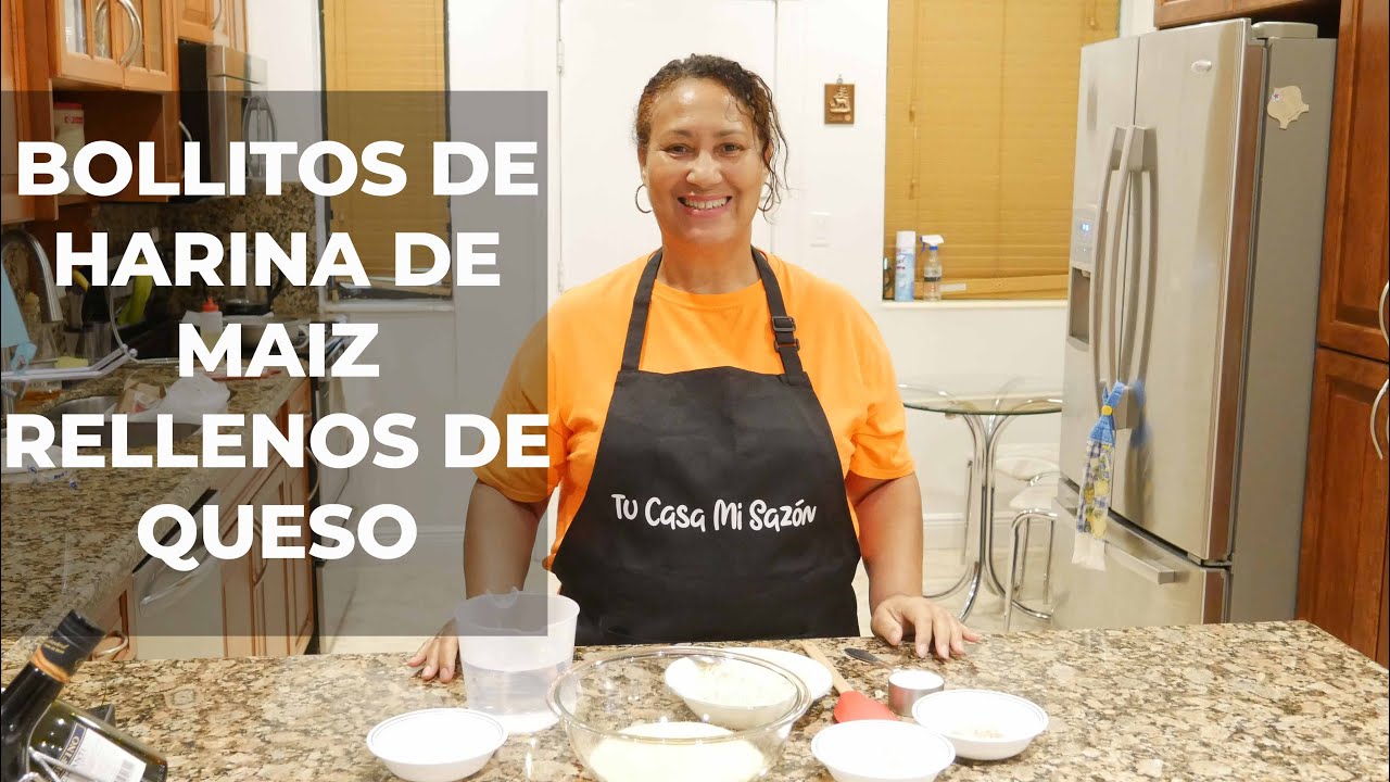BOLLITOS DE HARINA DE MAIZ RELLENOS DE QUESO | SORULLOS DOMINICANOS ...