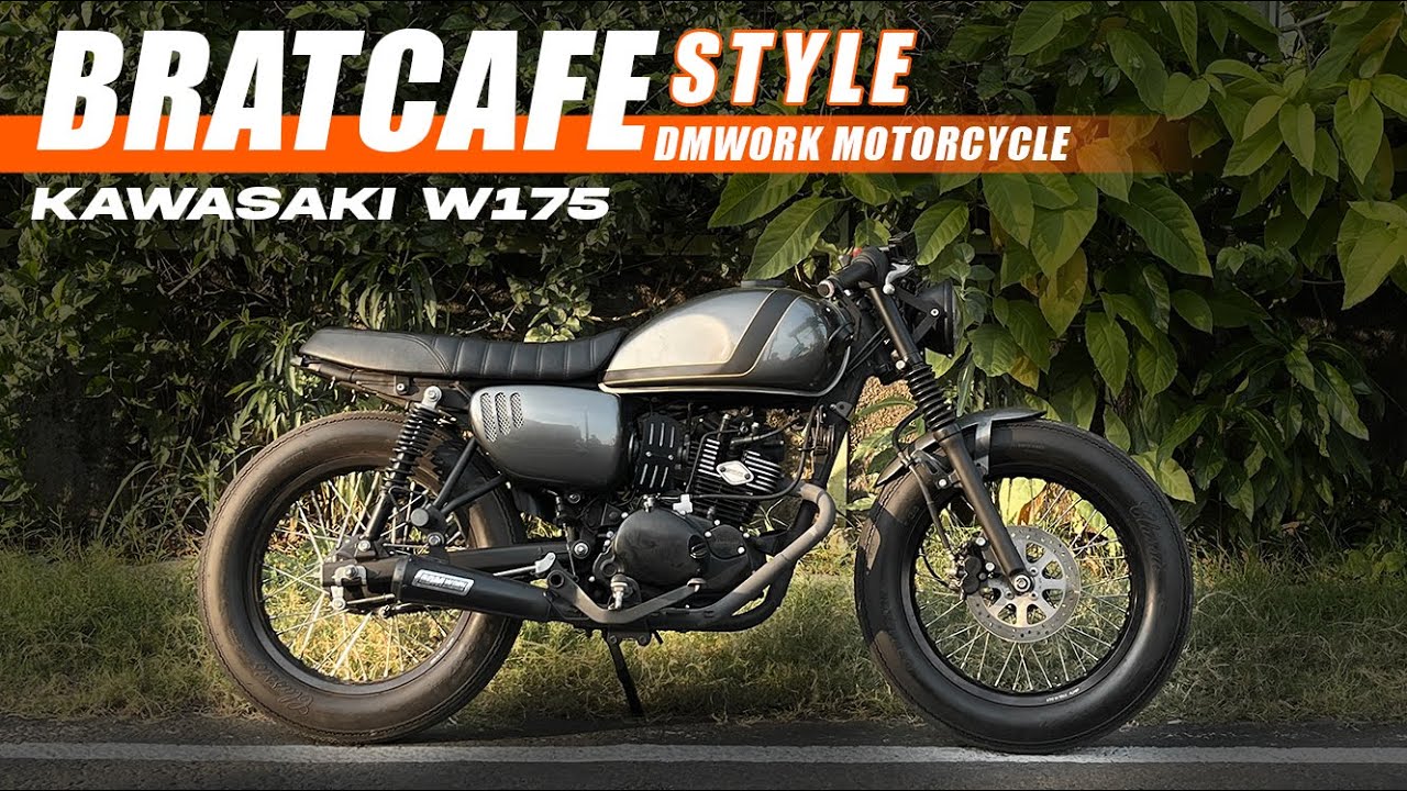 LOOK Makin Retro | Kawasaki W175 Bratcafe - YouTube