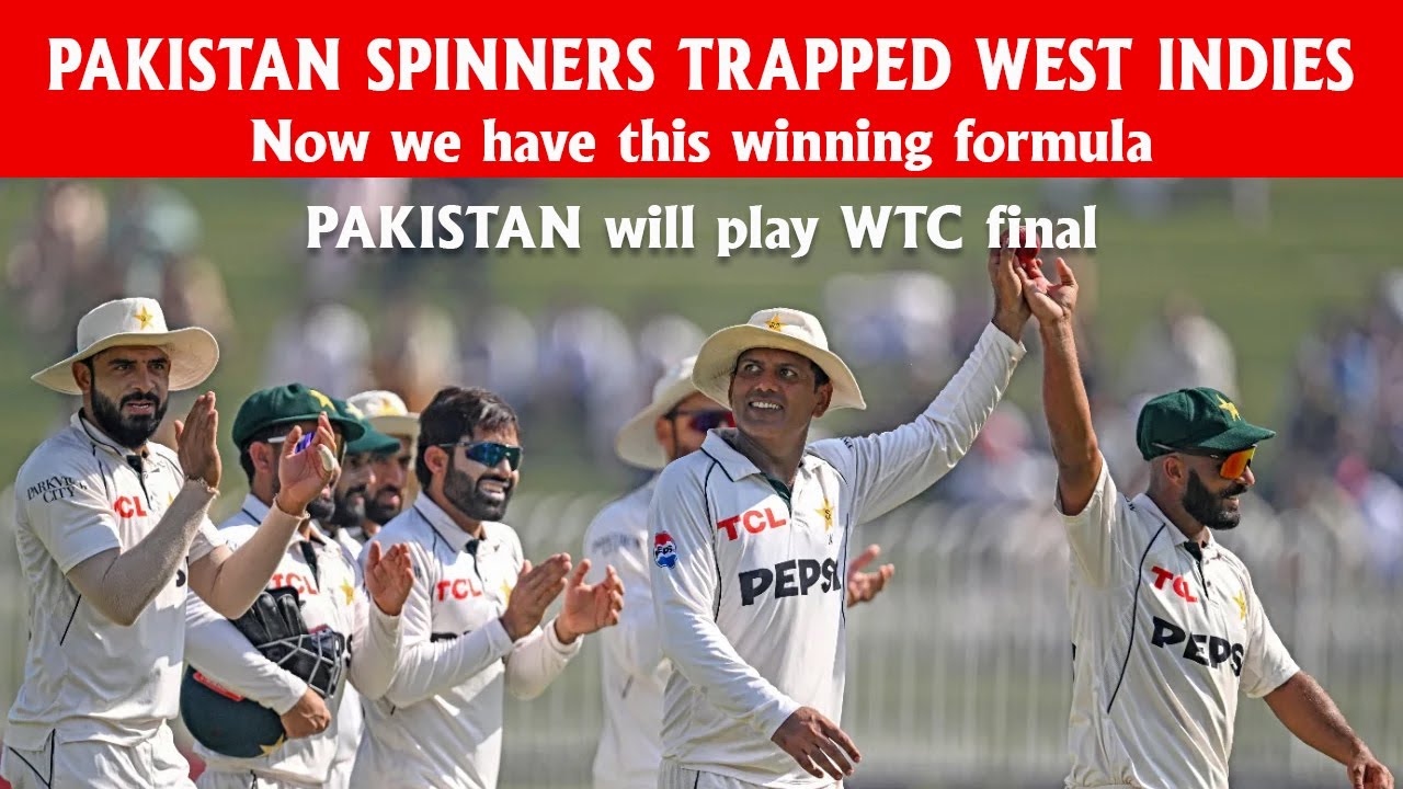 Pakistan Spinners Trapped West Indies on spinning track - YouTube