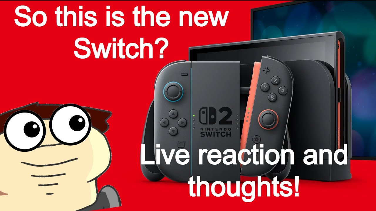 The Nintendo Switch 2 Reaction plus Specs and more! - YouTube