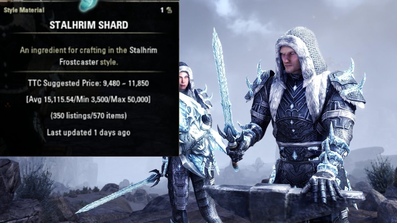 HOW TO GET STALHRIM SHARD'S - Elder Scrolls online - YouTube