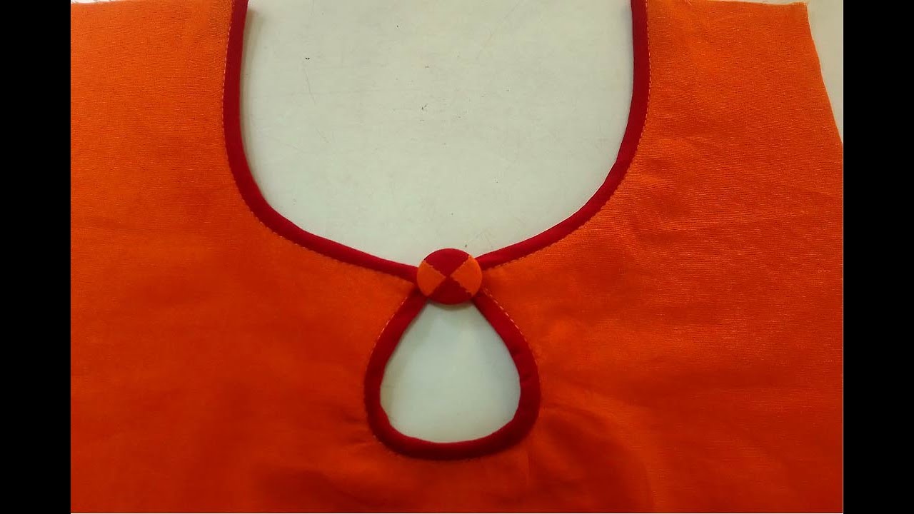 Simple and easy Kurti piping Neck design/Golar design/পাইপিং গলার ...