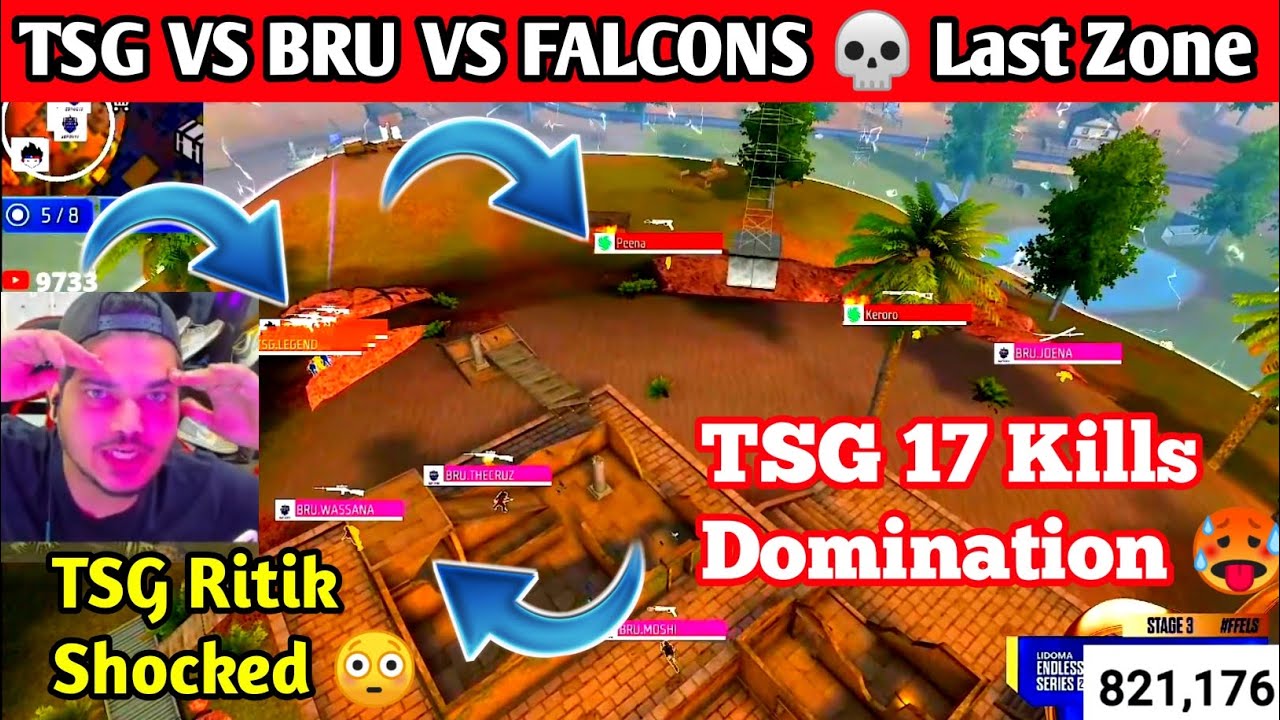 TSG ARMY Domination in International Lobby 🥵 TSG Ritik react on Tsg TSG ...