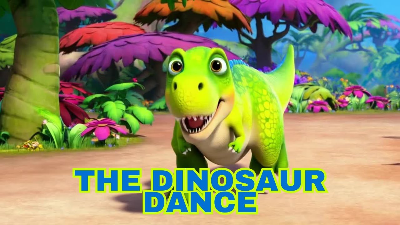 The Dinosaur Dance! 🦖 kids dance songs | Learn Dinosaur Moves! - YouTube