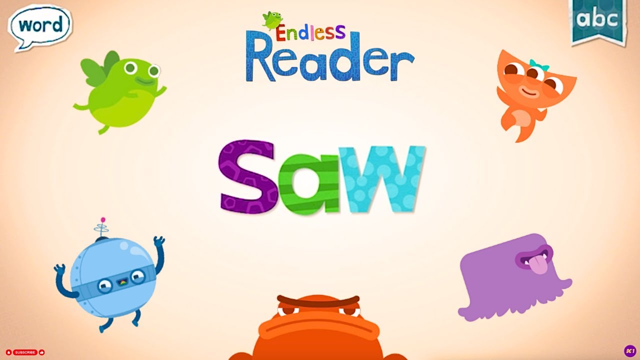 Endless Reader's Word of the Day: 'SAW' | Learn Sight Words Easily ...