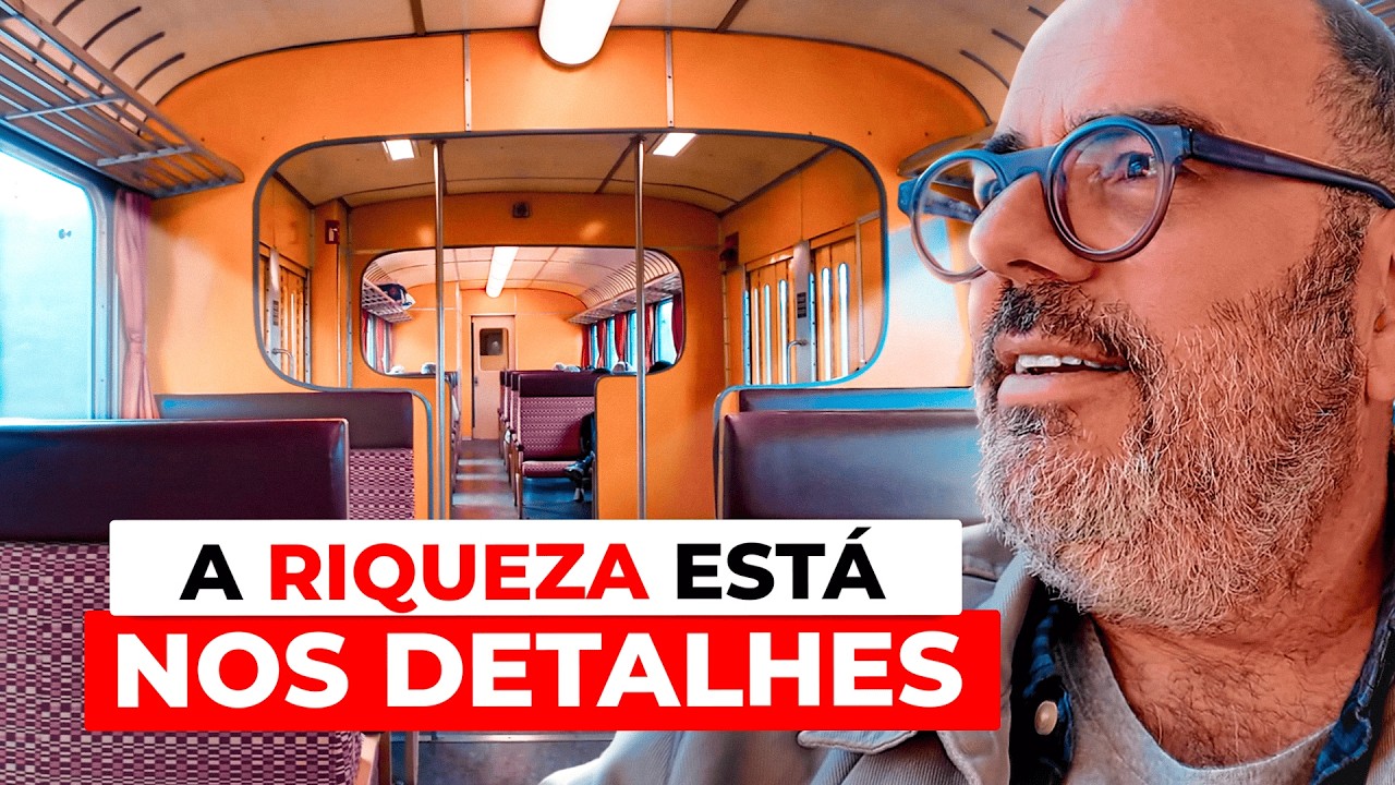Tesouro Escondido: A Beleza do Trem que Margeia o Rio Douro - YouTube
