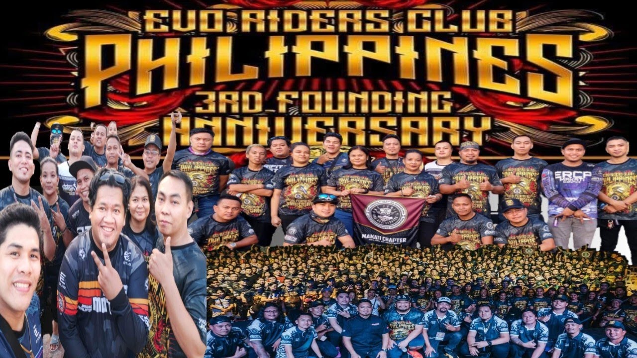 EVO RIDERS CLUB PHILIPPINES 3RD FOUNDING ANNIVERSARY 2019-2022 - YouTube