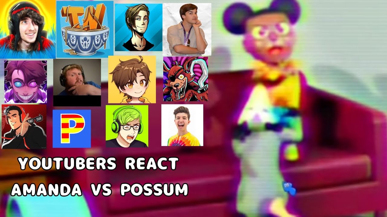 YouTubers React To Amanda vs Possum In Amanda The Adventurer 2 Demo ...