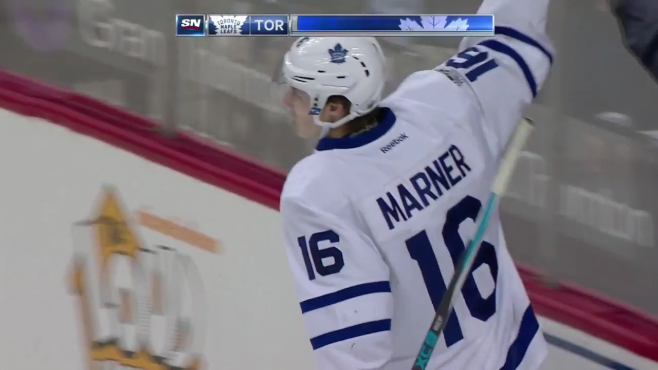 Mitch Marner 14th NHL Goal! 2/6/2017 (Toronto Maple Leafs vs New York ...