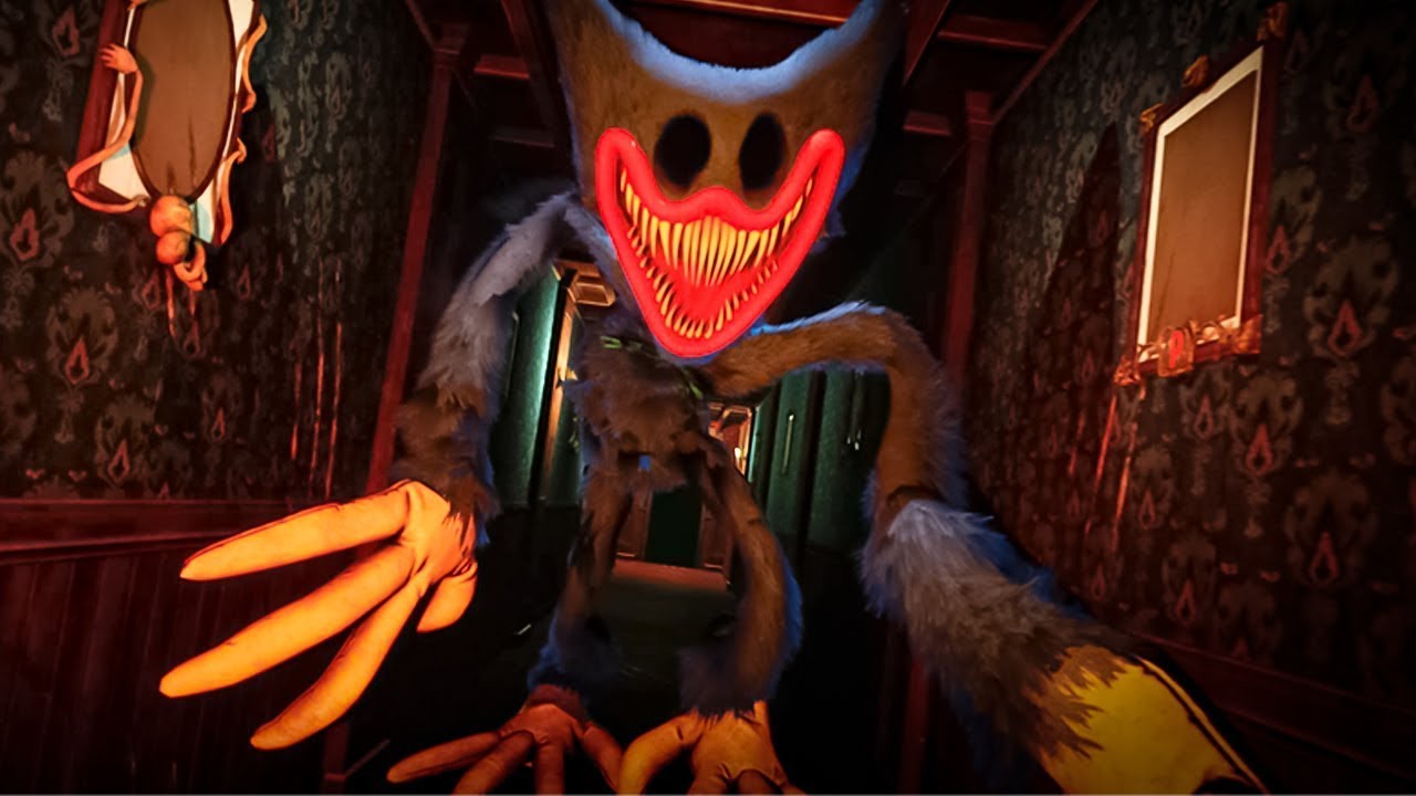 HUGGY WUGGY PESADILLA ME ATRAPA "POPPY PLAYTIME CHAPTER 3" - YouTube