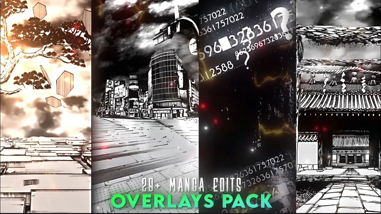 New manga edits background overlays | Background overlays pack alight ...
