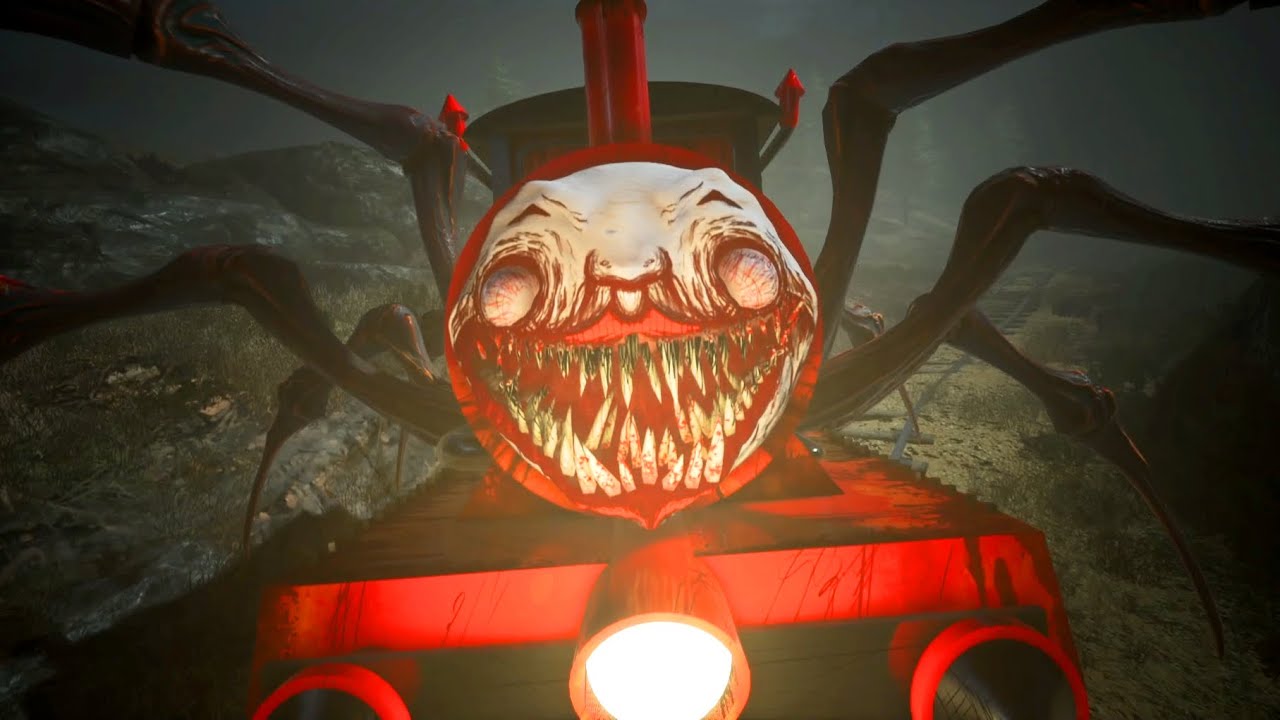 That's A Big Spider Train | Choo-Choo Charles Part 1 - YouTube