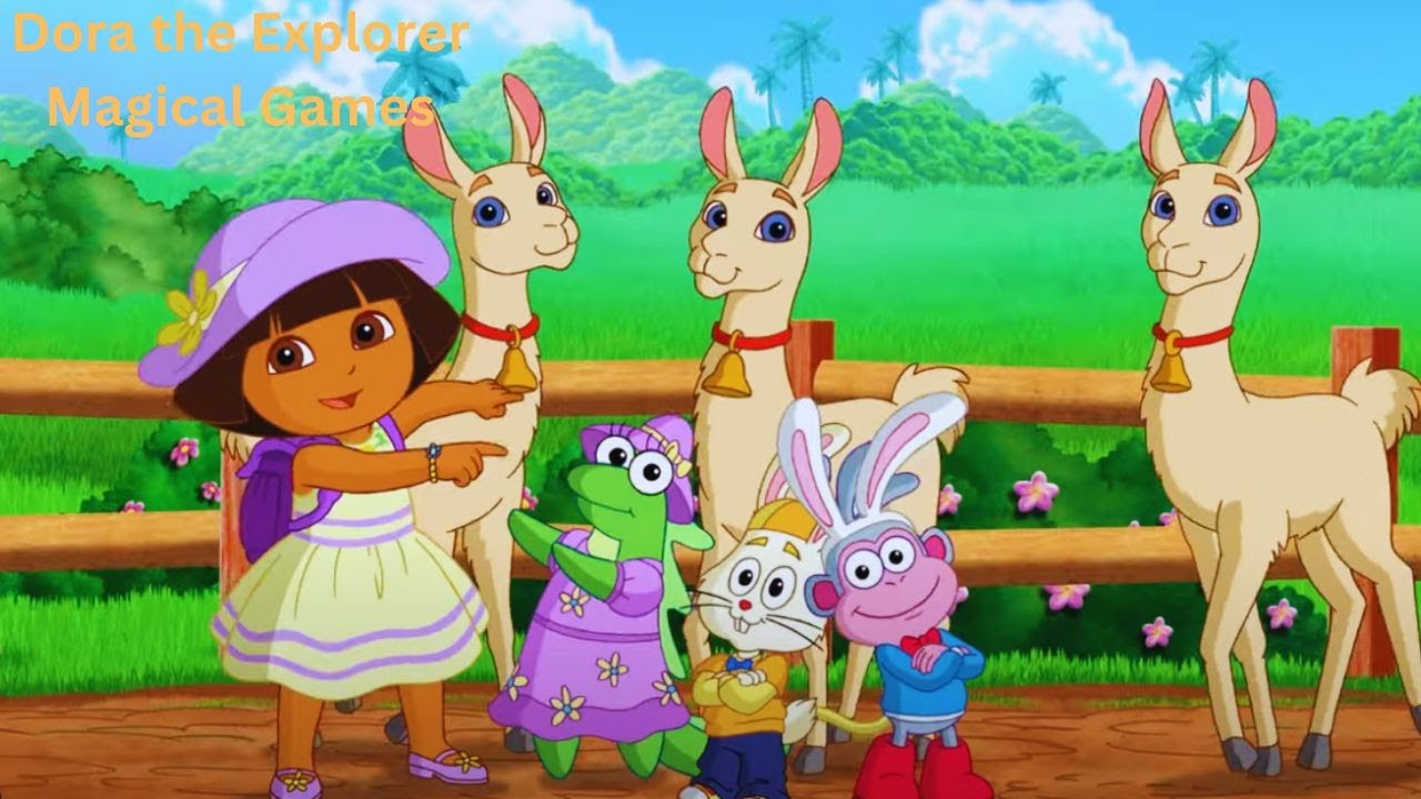 Dora the Explorer Magical Games | Isa and boots| Dora & Friends - YouTube