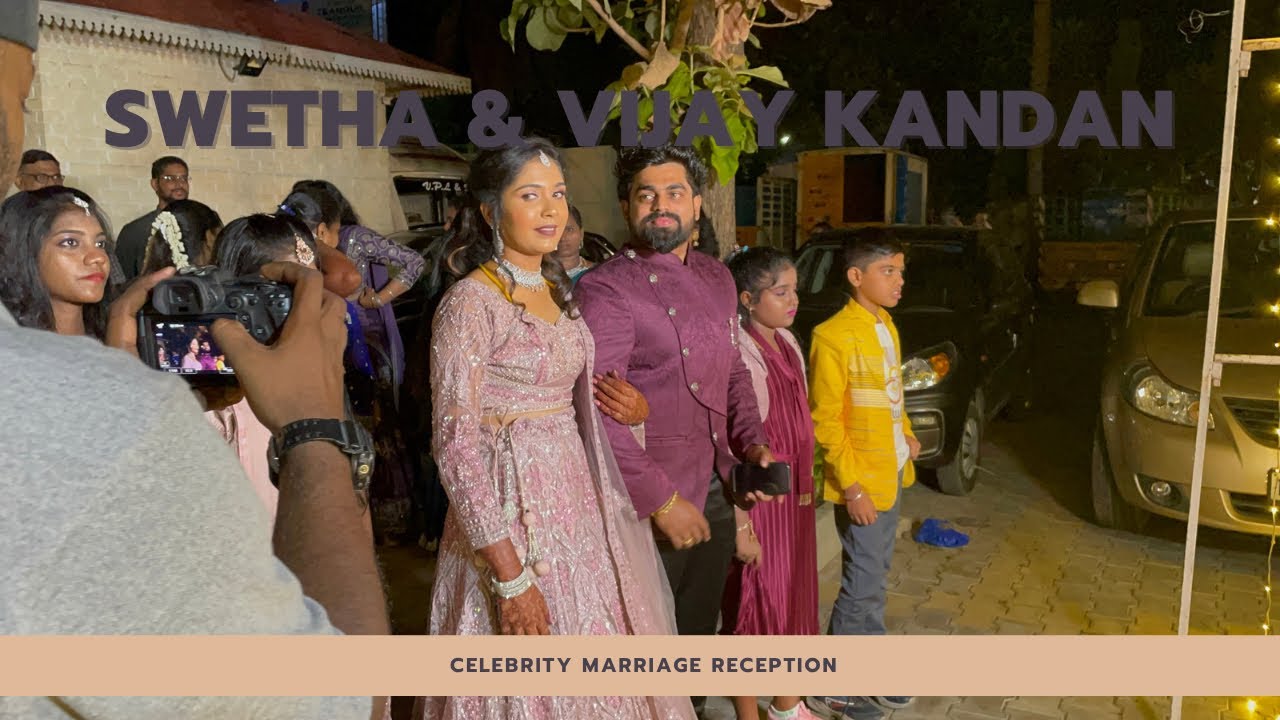 Instagram influencer Swetha & vijay kandan marriage reception🥰 - YouTube