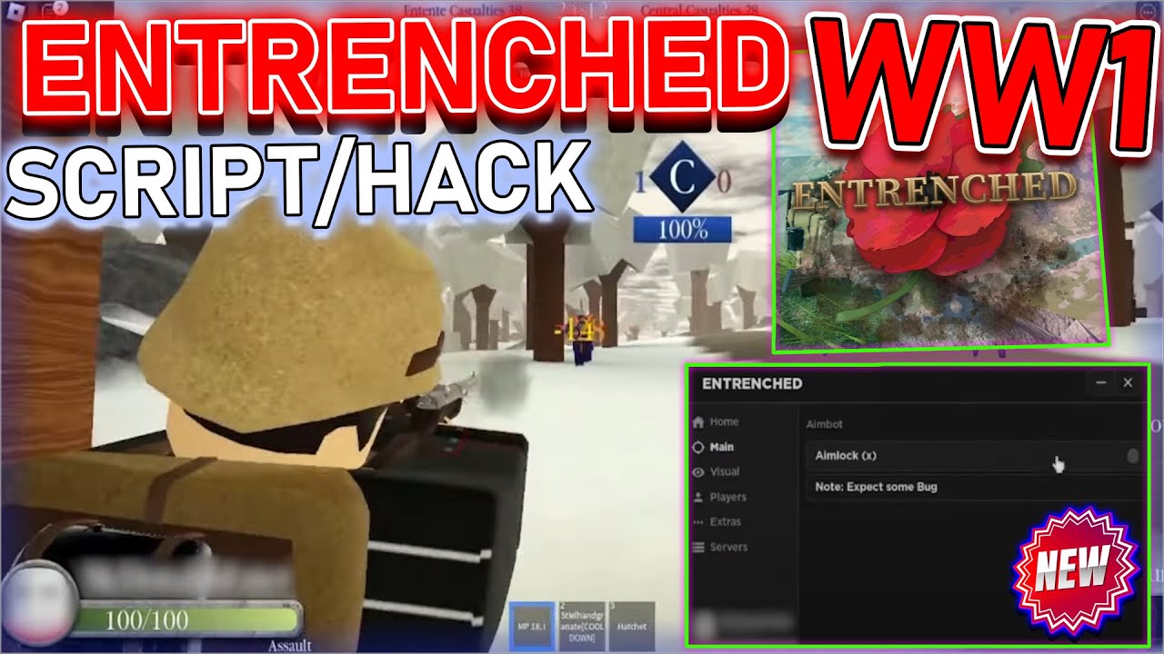 Roblox ENTRENCHED WW1 Script GUI: Aimbot, ESP, Hitbox & More *2025 ...