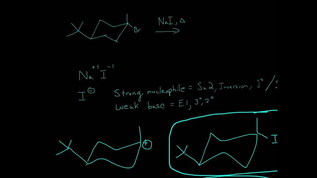 Sn1 Sn2 E1 E2 Practice Problem 3 - YouTube