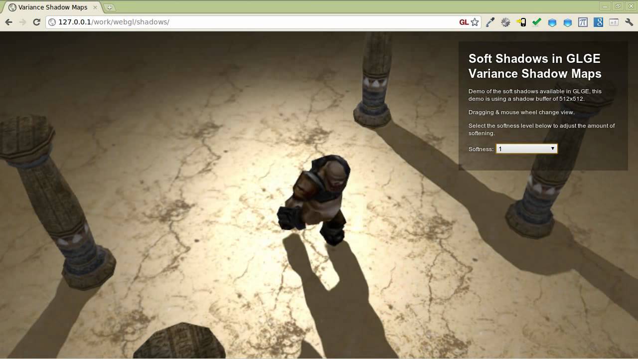 Variance Shadow Maps in WebGL - YouTube