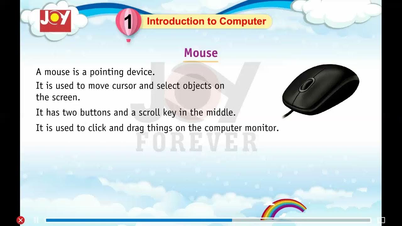 Joy Forever Books Computer Class 2 Chapter 1 - YouTube