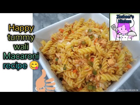 A Happy Tummy Macaroni recipe 😋|| Simple and Best - YouTube