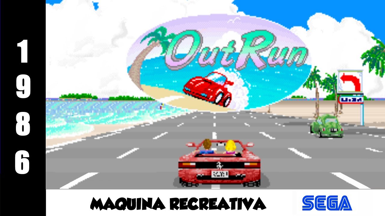 OUT RUN ( 1986 ) | ARCADE | Todos los Finales !! - YouTube