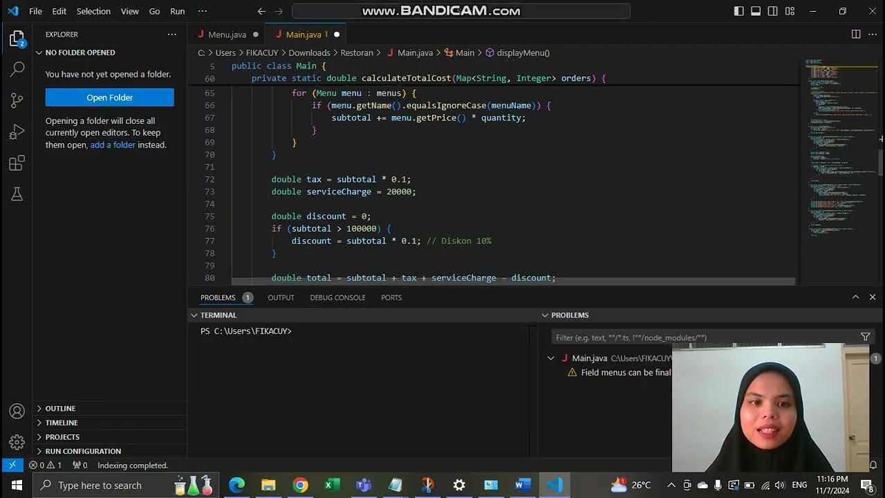 Tugas 1 Mata Kuliah Pemrograman Berbasis Desktop - YouTube