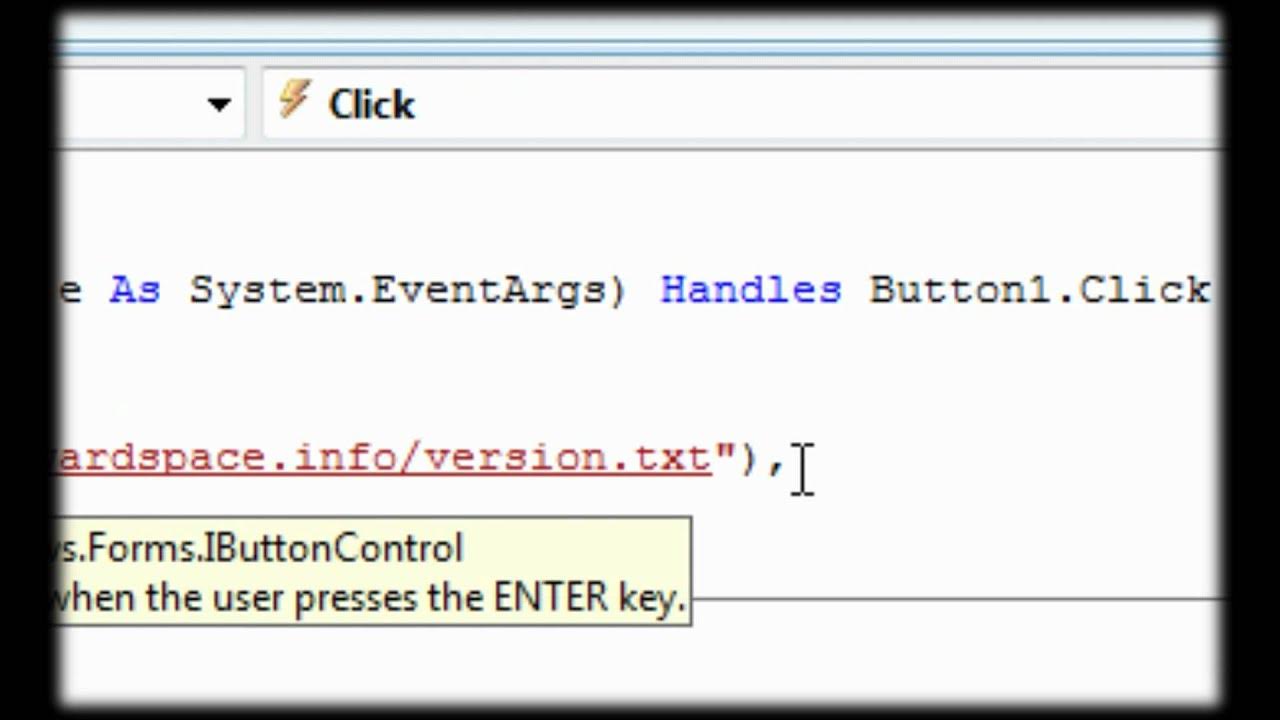 Visual Basic 2008 - Updater for your Application - YouTube