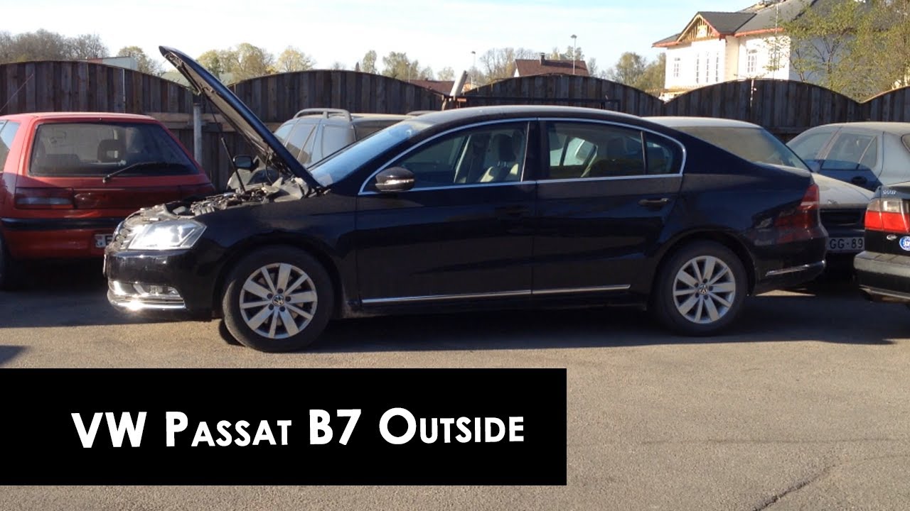 Volkswagen Passat B7 2011 Outside + Engine - YouTube