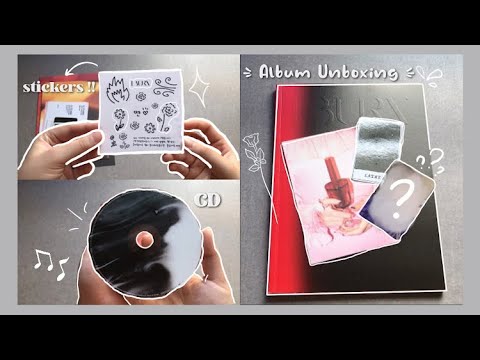 (G)-IDLE I BURN album unboxing 💿 - YouTube