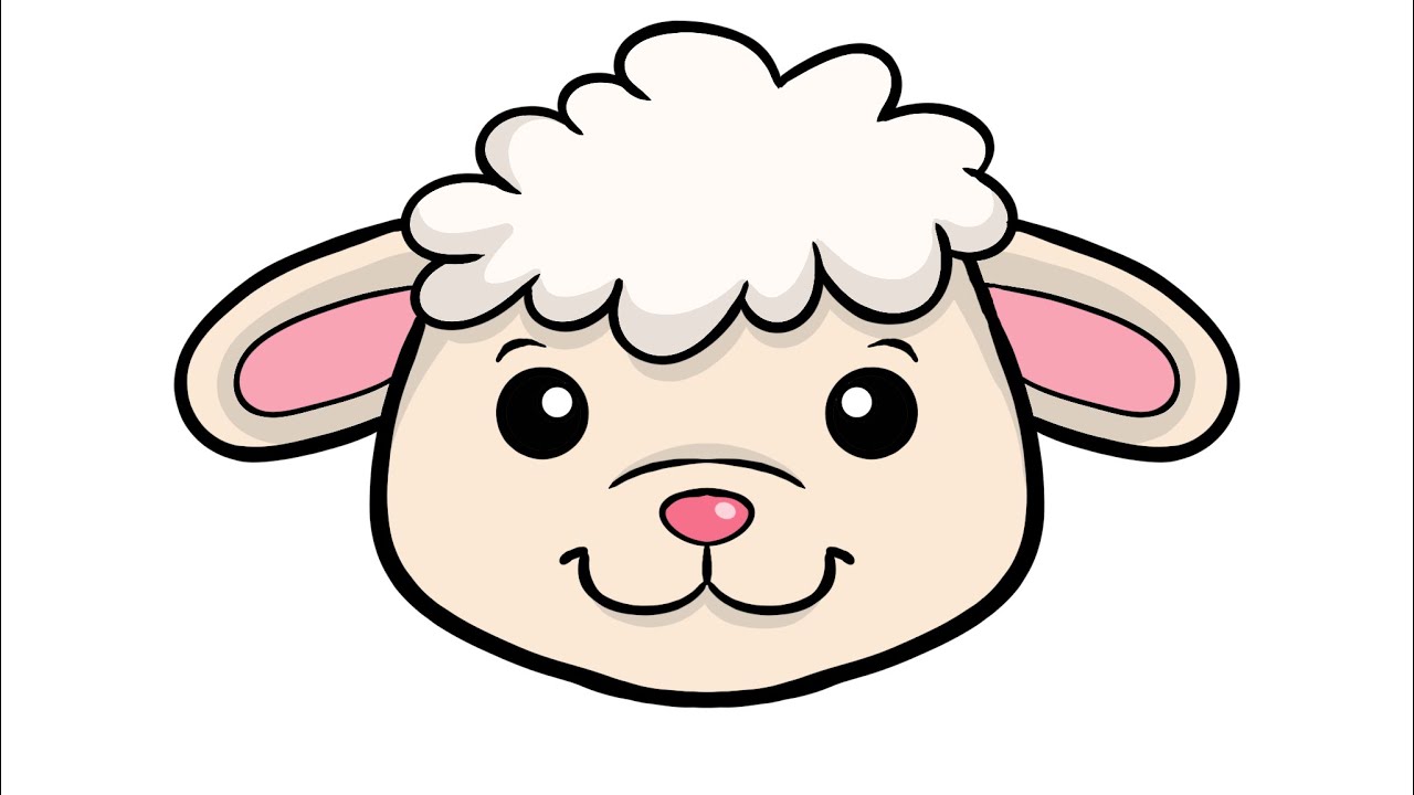 How to Draw CUTE LAMB - YouTube