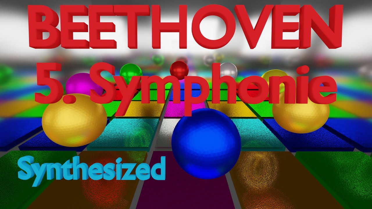 Beethoven 5. Sinfonie - Linux-Synthesizer-Version with Blender-Animation - YouTube