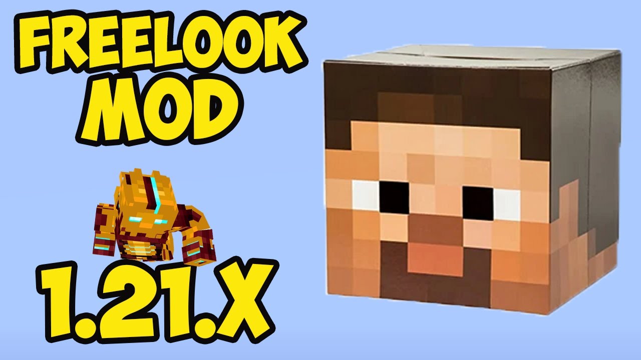 Minecraft FREELOOK 1.21.8 Fabric - how to use (Spotlight) (Freelook Mod ...