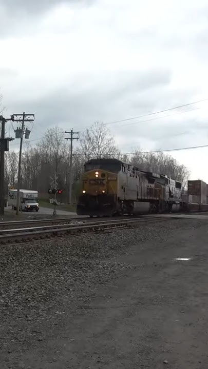 CSX 454 “Spirit of Magnolia “ Leads intermodal at Rochester , NY! - YouTube