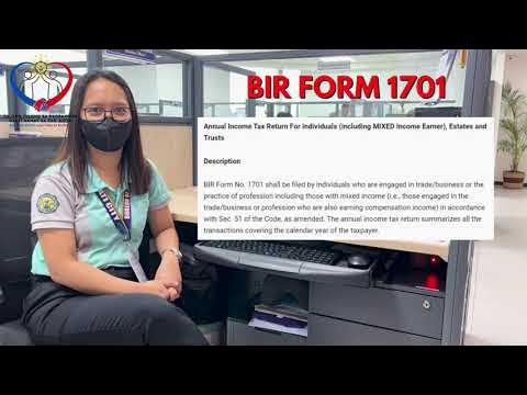 How to file BIR Form No. 1701 through EBIRForms facility? - YouTube