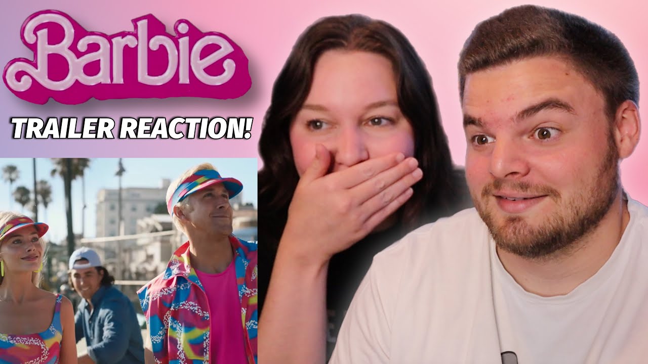 Barbie Main Trailer REACTION! - YouTube