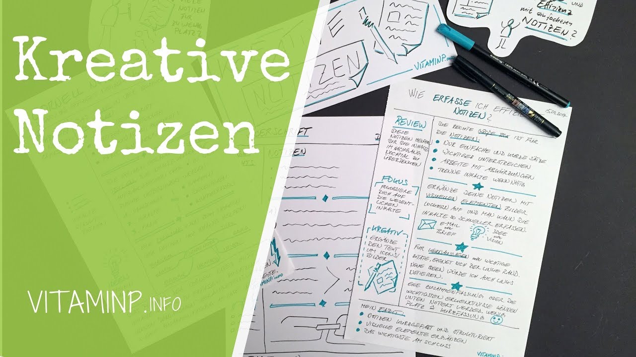 Kreative Notizen – Mit kleinen Tricks zu effizienteren Notizen ...