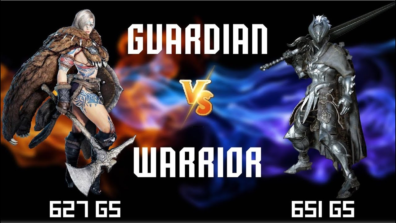 BDO Guardian (627GS) VS Warrior (651GS) PVP - YouTube