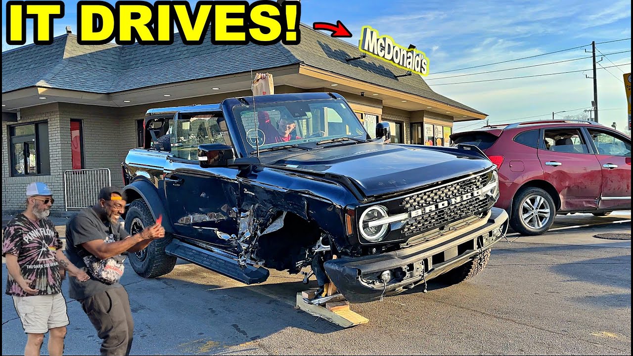 Rebuilding A Wrecked 2021 Ford Bronco Part 2!!! - YouTube