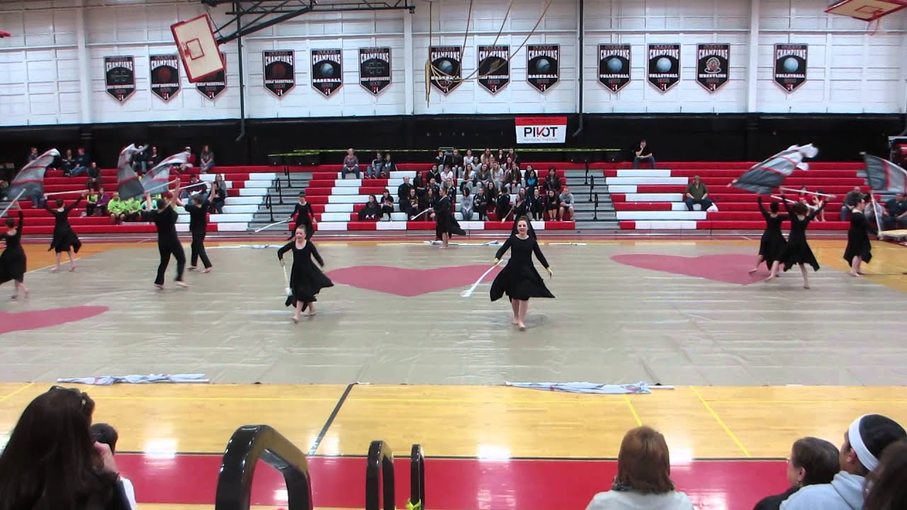2016 Chambersburg Gold Color Guard - Without You - YouTube