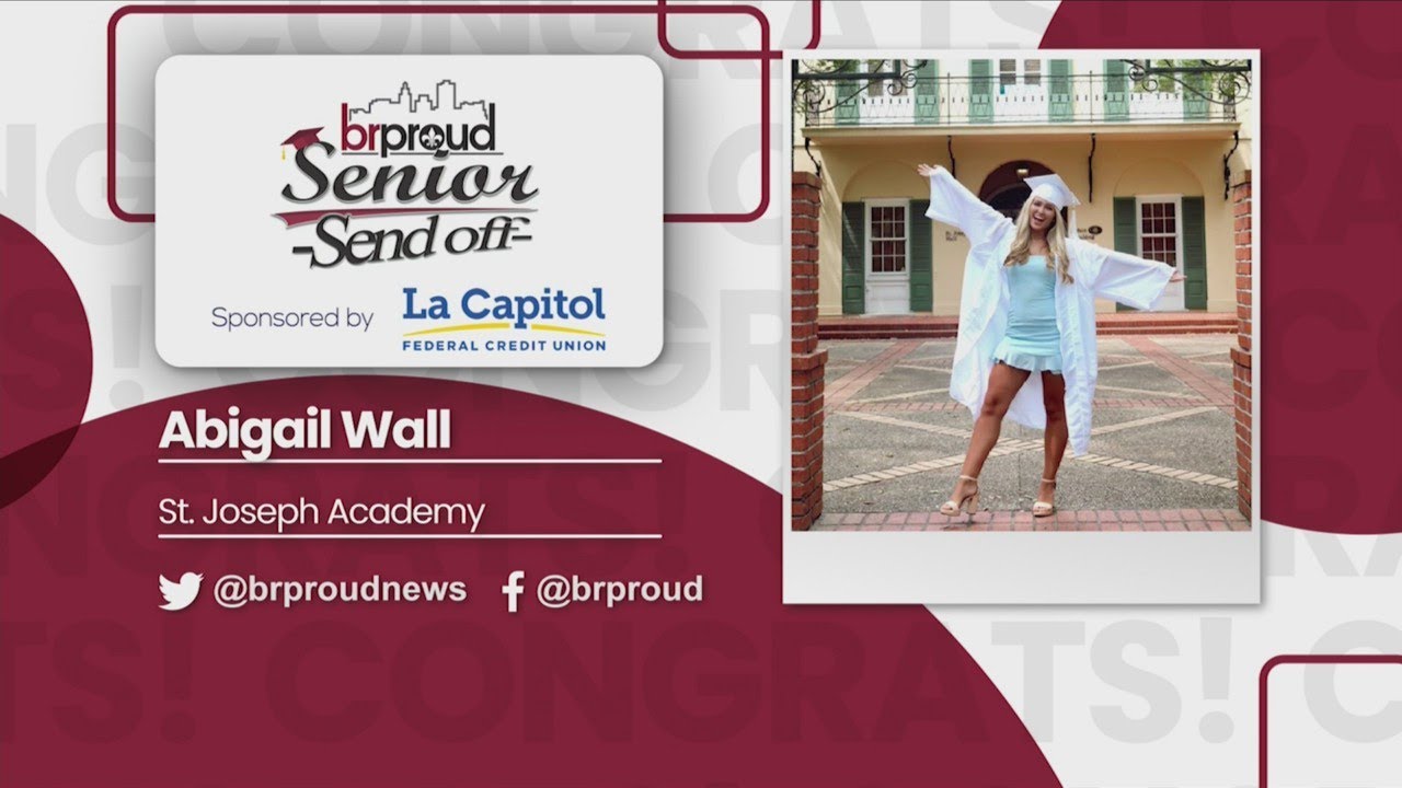 Senior Send-off Abigail Wall - YouTube