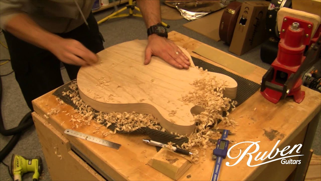 Making of Dave Powys's Custom Guitar Part 2 - YouTube