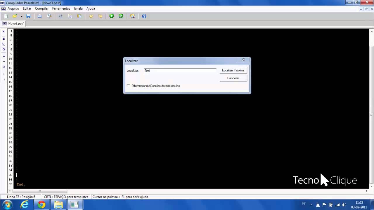 Pascal - Aula 2 (Explorando IDE Pascal-Zim!) - YouTube