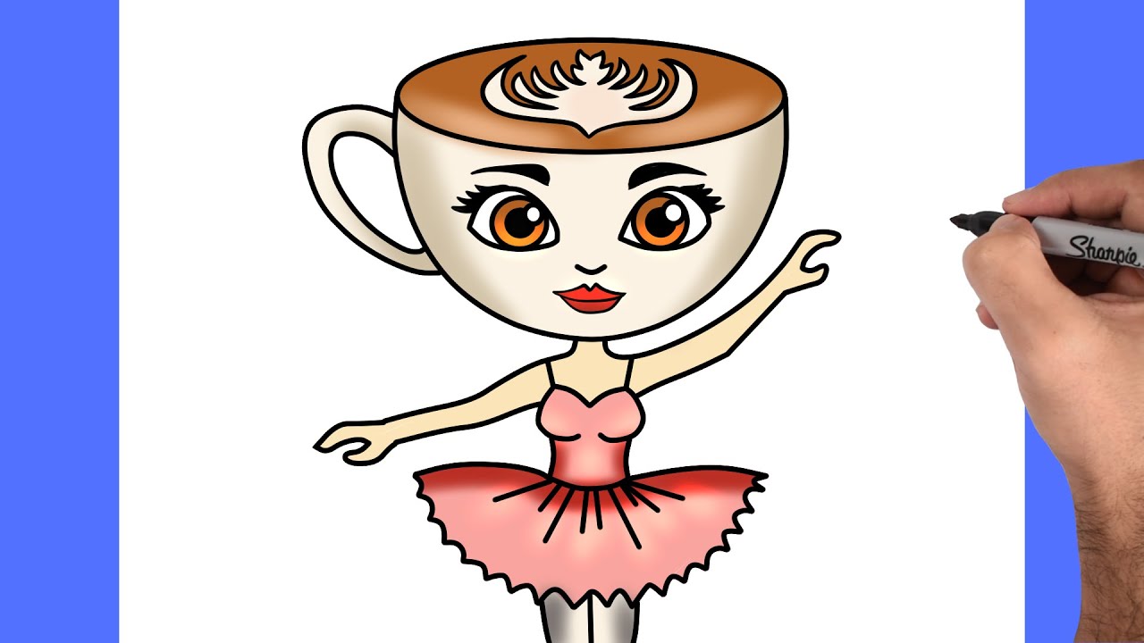 HOW TO DRAW BALLERINA CAPPUCCINA | ITALIAN BRAINROT - YouTube