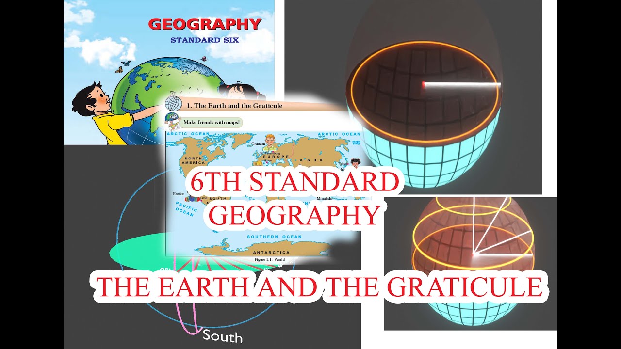 Chapter 1 The Earth and the Graticule 6th class geography - YouTube