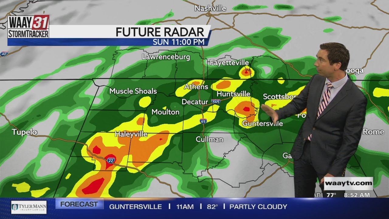 Rob Elvington's Saturday, May 21 North Alabama Weather Forecast - YouTube
