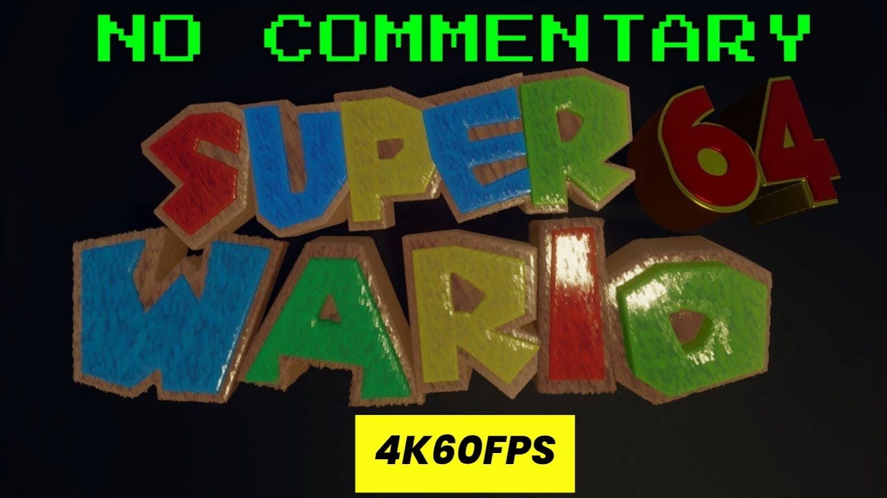 Super Wario 64 (Mod) | Stunning RTX 3090 Graphics | Episode 1 Remaster ...