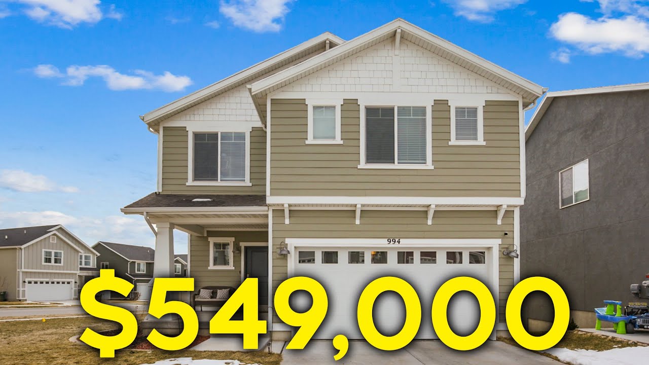 Tour A $549,000 Home Near Hill Air Force Base, Layton, UT - YouTube