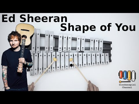 Ed Sheeran - Shape of You💗🎺on the Glockenspiel (BELLs)  🎧