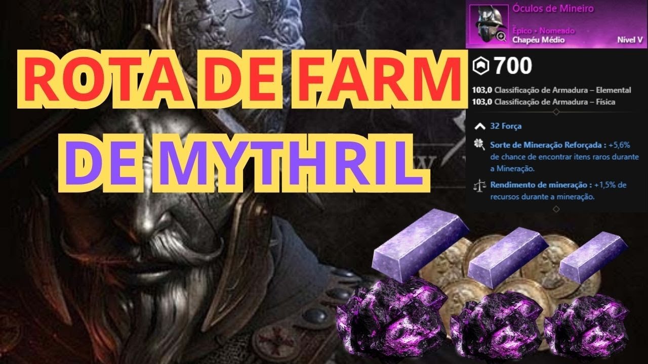 NEW WORLD ROTA DE FARM DE MYTHRIL E DICAS - YouTube